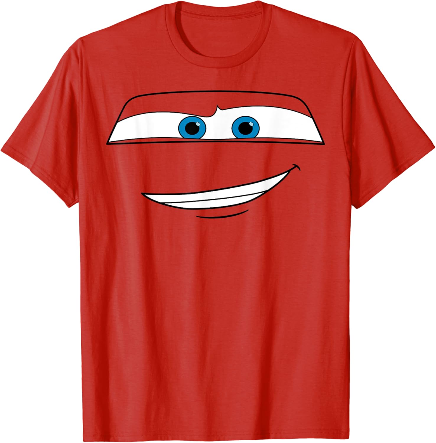 Disney Pixar Cars Lightning McQueen Big Face T Shirt TH Teepeter disney-pixar-cars-lightning-mcqueen-big-face-t-shirt-th-teepeter